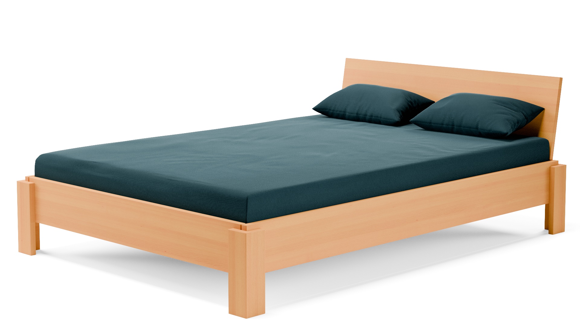 Verwunderlich Bett Buche 140x200 Bild